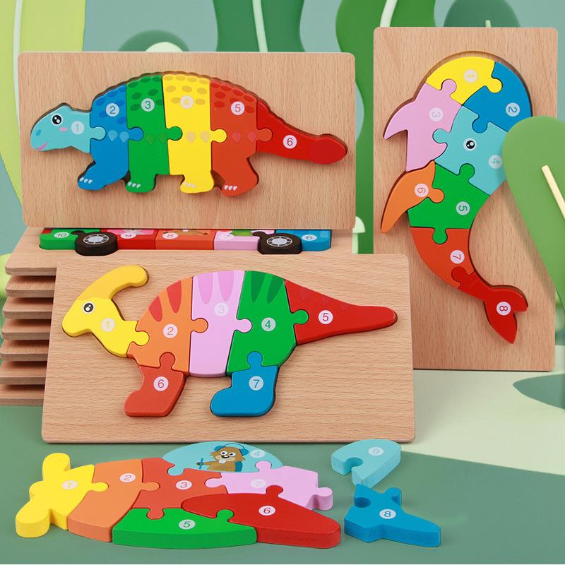 Children's 3d Wooden Stereo Puzzle Toy — BFFwholesale